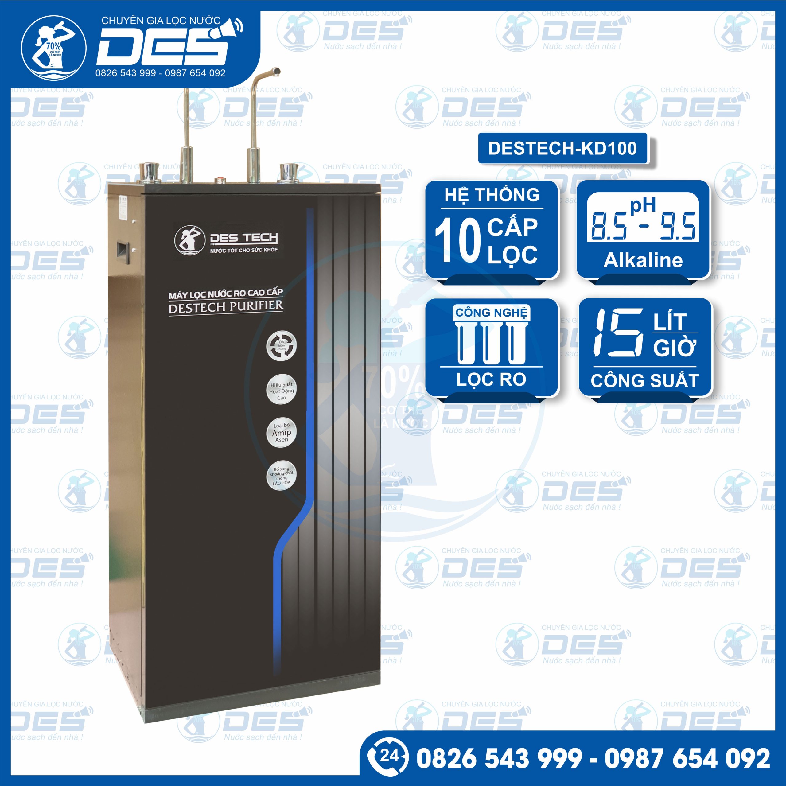 Máy lọc nước DESTECH-KD101 - DES