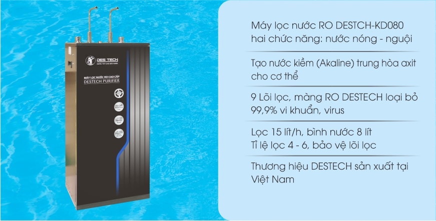 Máy lọc nước DESTECH-KD080 - DES